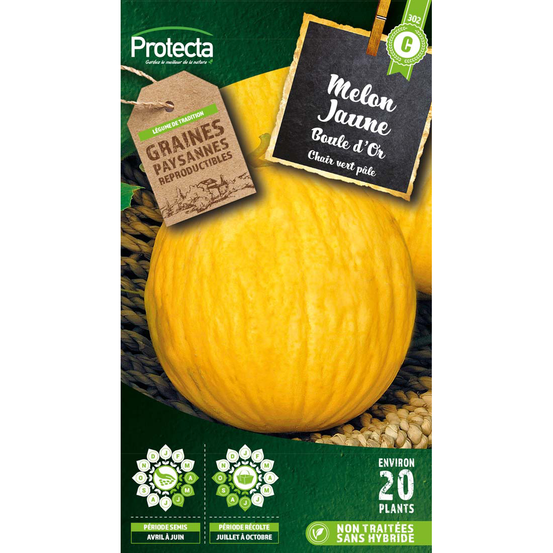 Melon jaune boule d'or sachet 2g